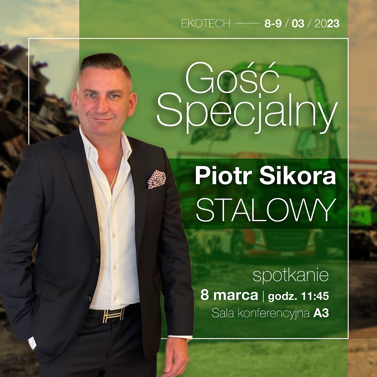 Piotr Sikora "Stalowy" - the Featured Guest of the EKOTECH Expo ‹ About ...