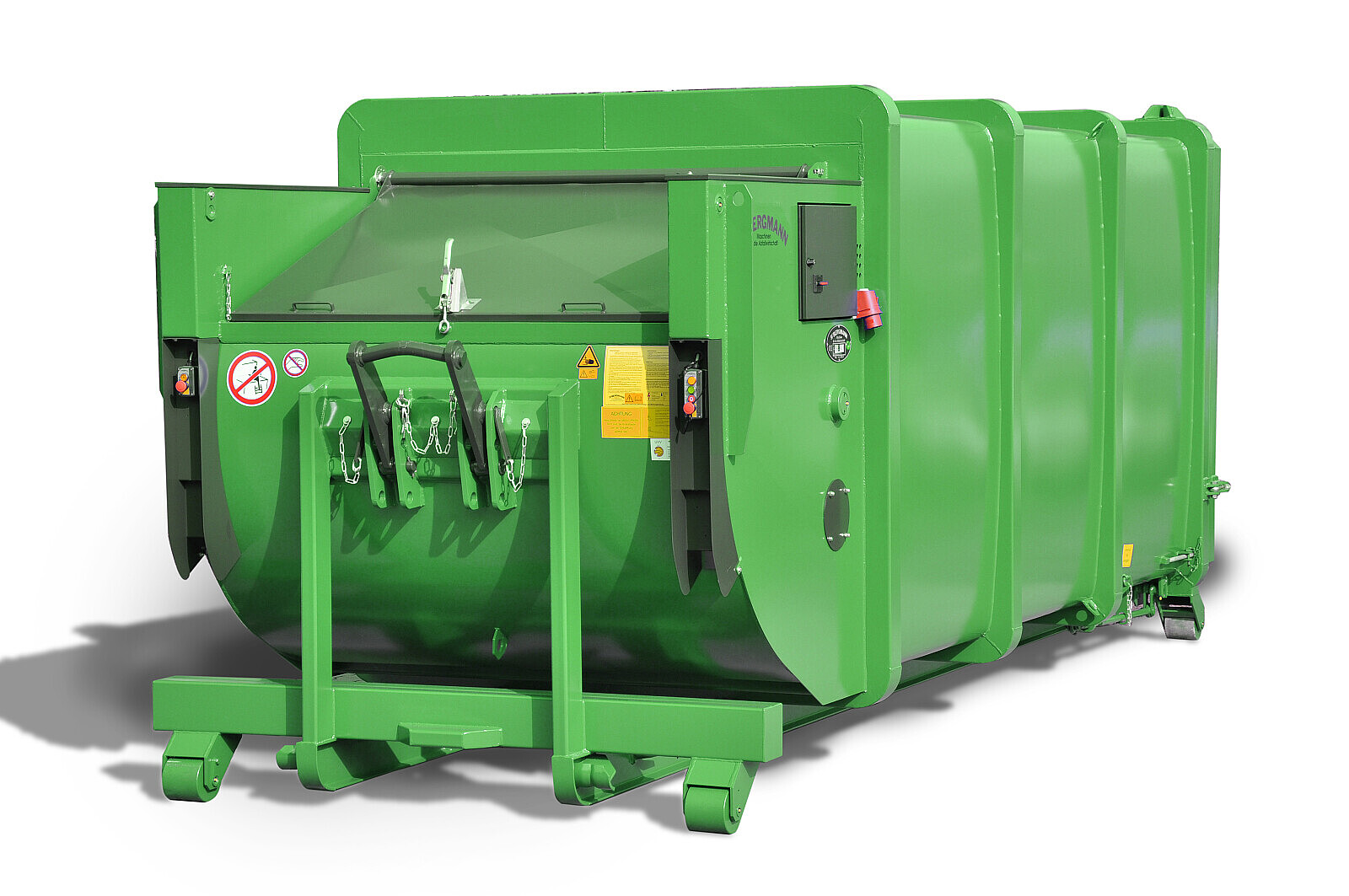 Machines for waste volume reduction from Bergmann showcased at the ...
