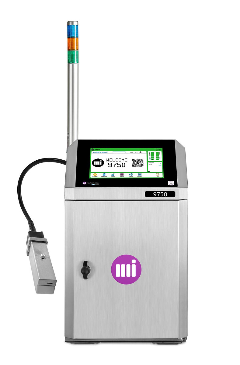 A machine for printing on packaging showcased for the first time at ...