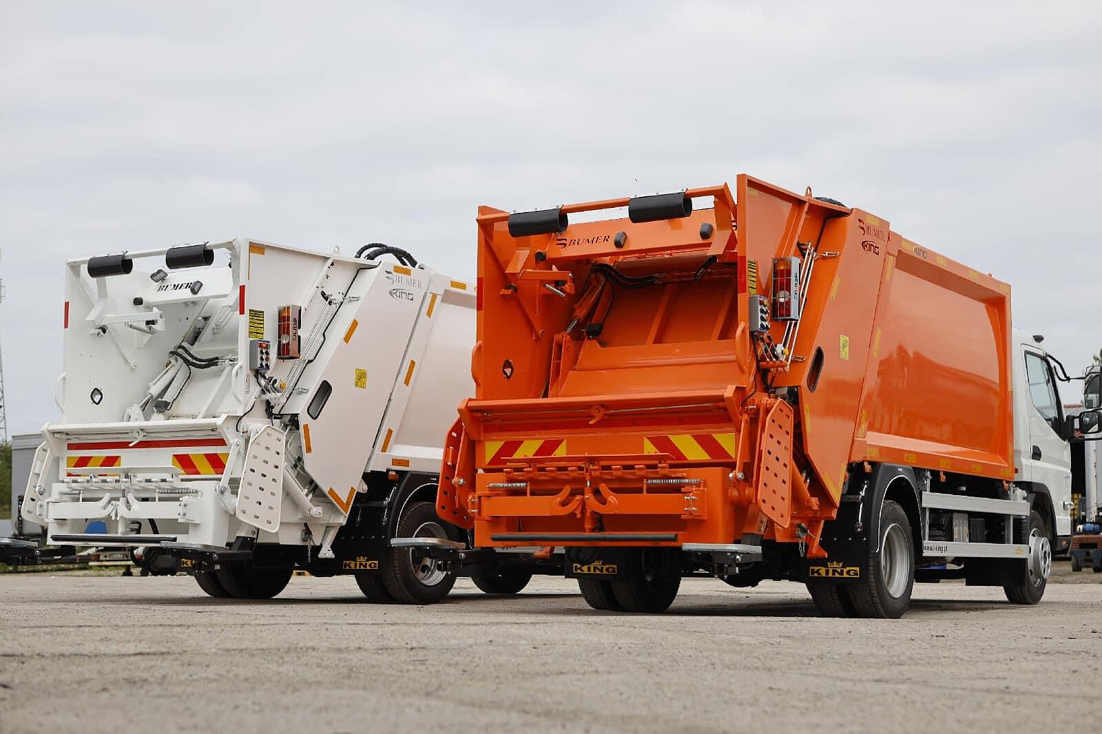 The KING automatic garbage truck - one of the new products showcased at ...