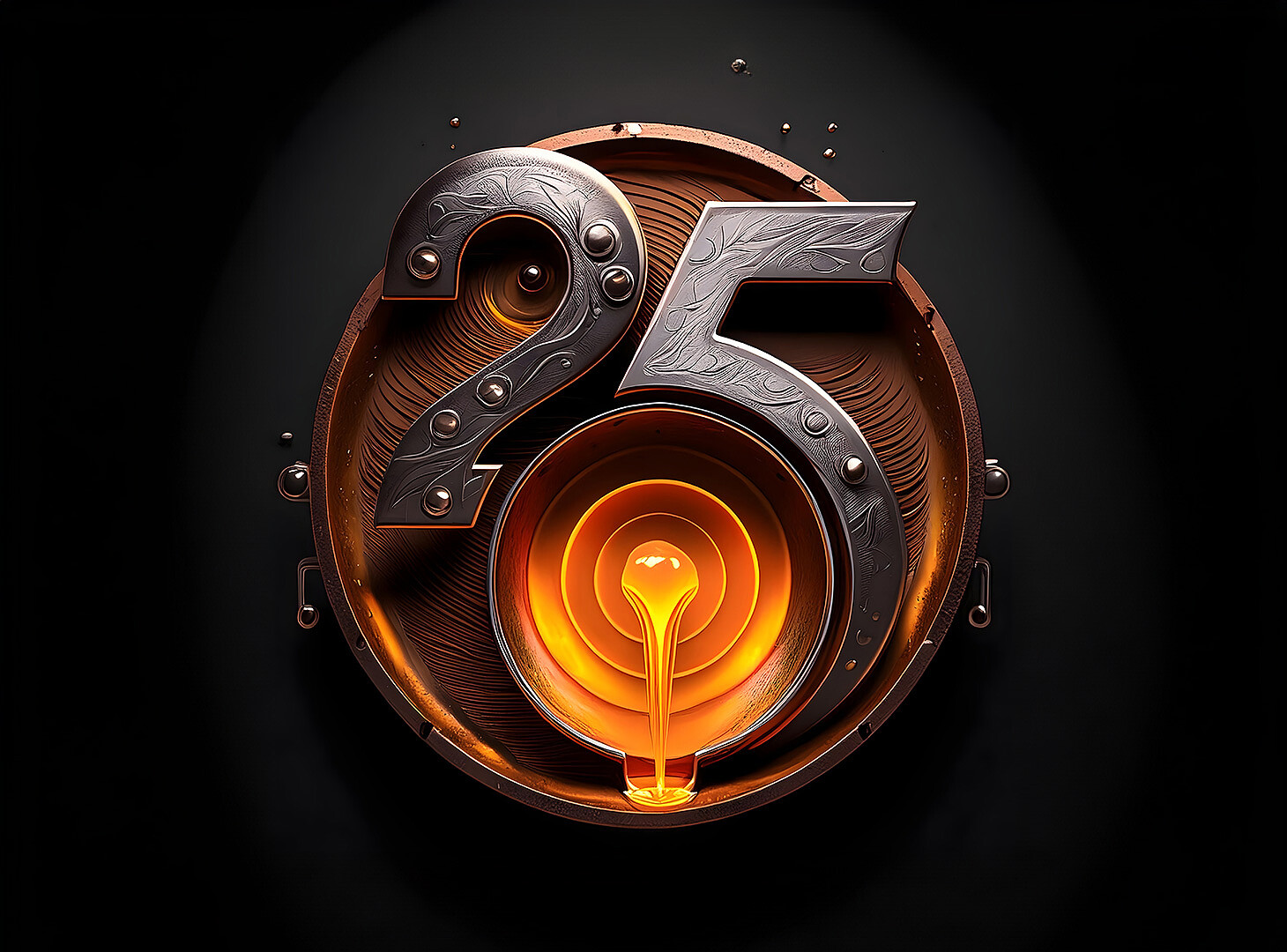 Commemorative logo and new branding of the 25th, anniversary ...